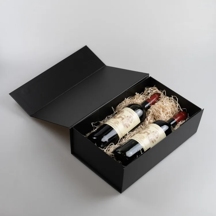 Custom Luxury Gift Champagne Alcohol Whisky Gift Boxes Folding ...