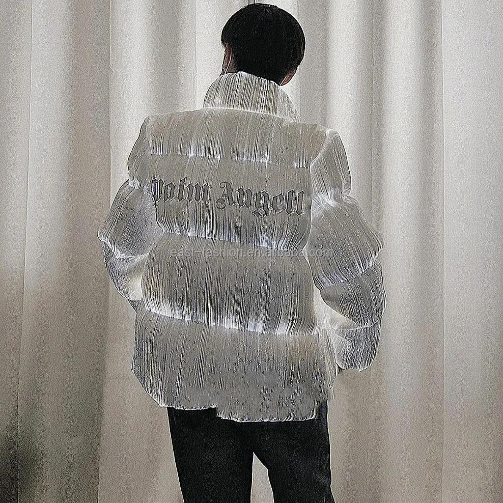 Custom LED Fiber Optic Jacket - Winter Fashion Statement