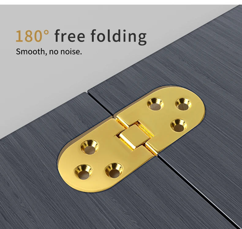Folding Flip Top Hinge - 180 Degree Table Hinge Butler Tray Back Flap ...