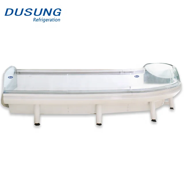 Display Meat Chiller Butcher Fridge Fish Display Case - Buy Meat Deep ...