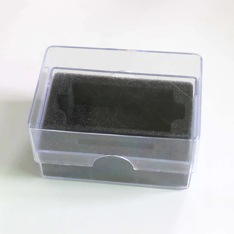 Clear Plastic Guitar Shipping Box with Foam for Humbucker Pickups