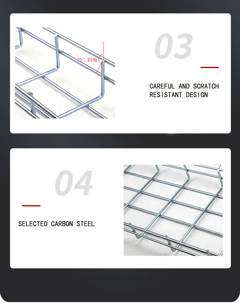 Wire Mesh Cable Tray Globe Electrical Industries Cable Trays In Floor ...