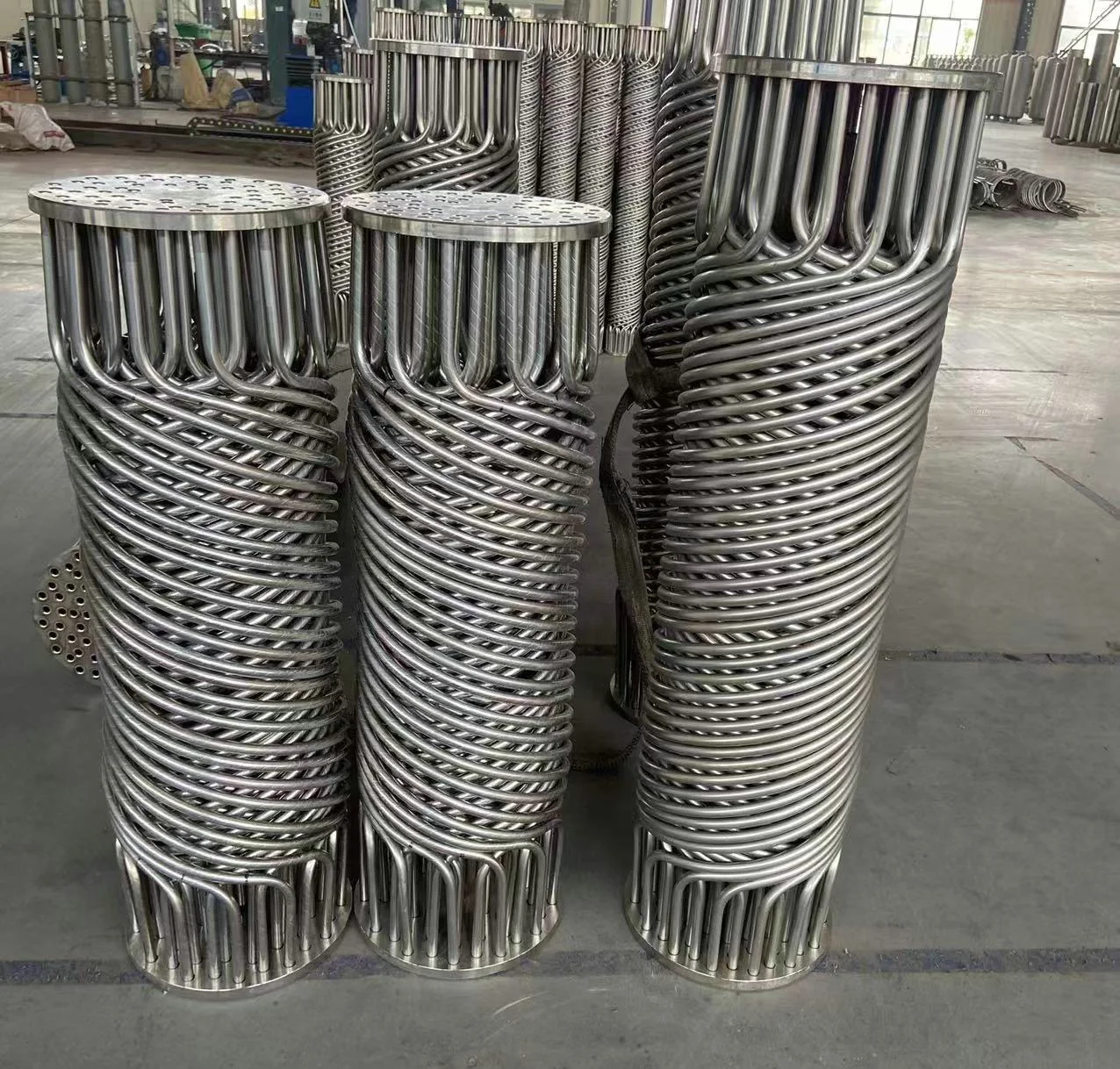 Stainless Steel Tri Clamp Flange Spiral Twsited Spiral Steam Water ...