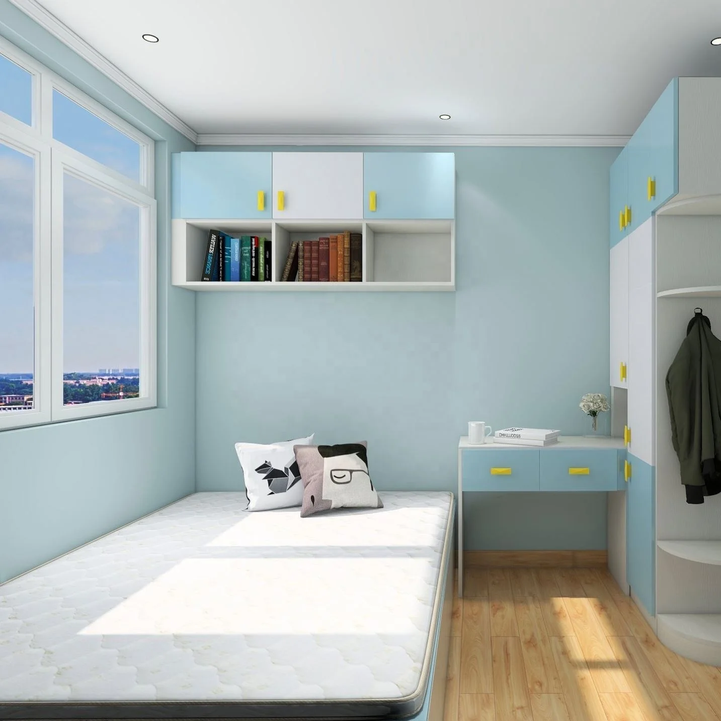 Foshan Student Bedroom Furniture Set Upholstery Bedroom Furniture ...