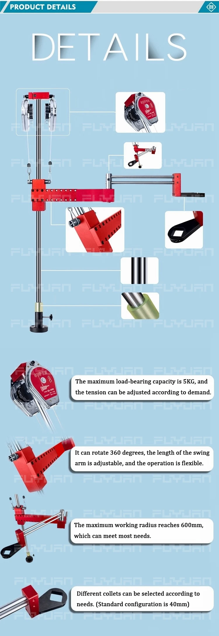 Linear Koppelarm - Efficient Tool Balancer Arm Pneumatic