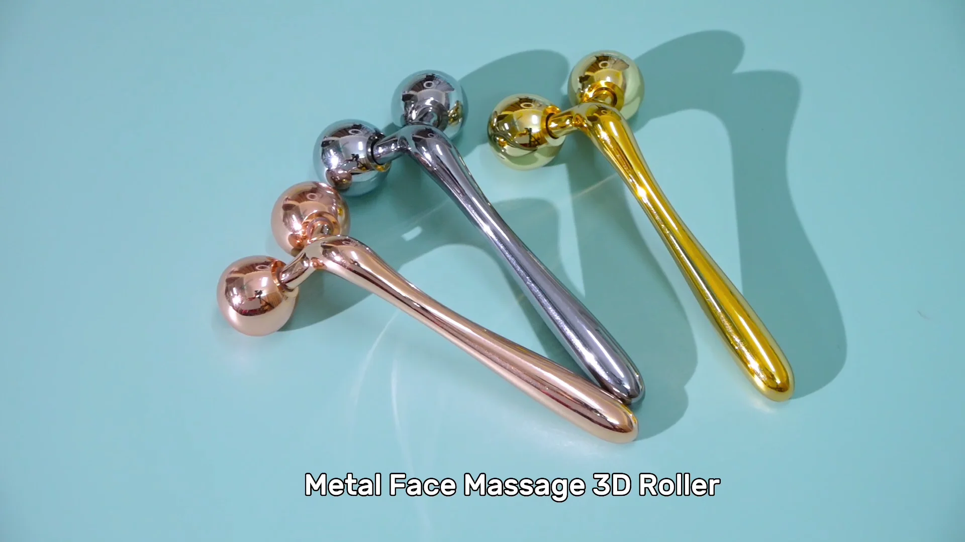 Factory Wholesale 3d Metal Face Roller Massager Face Roller Metal ...
