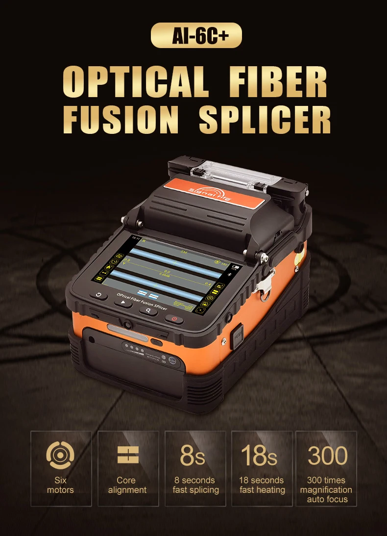 New Ftth Fusion Splicer Ai-6c+six Electromechanical Core To Core ...