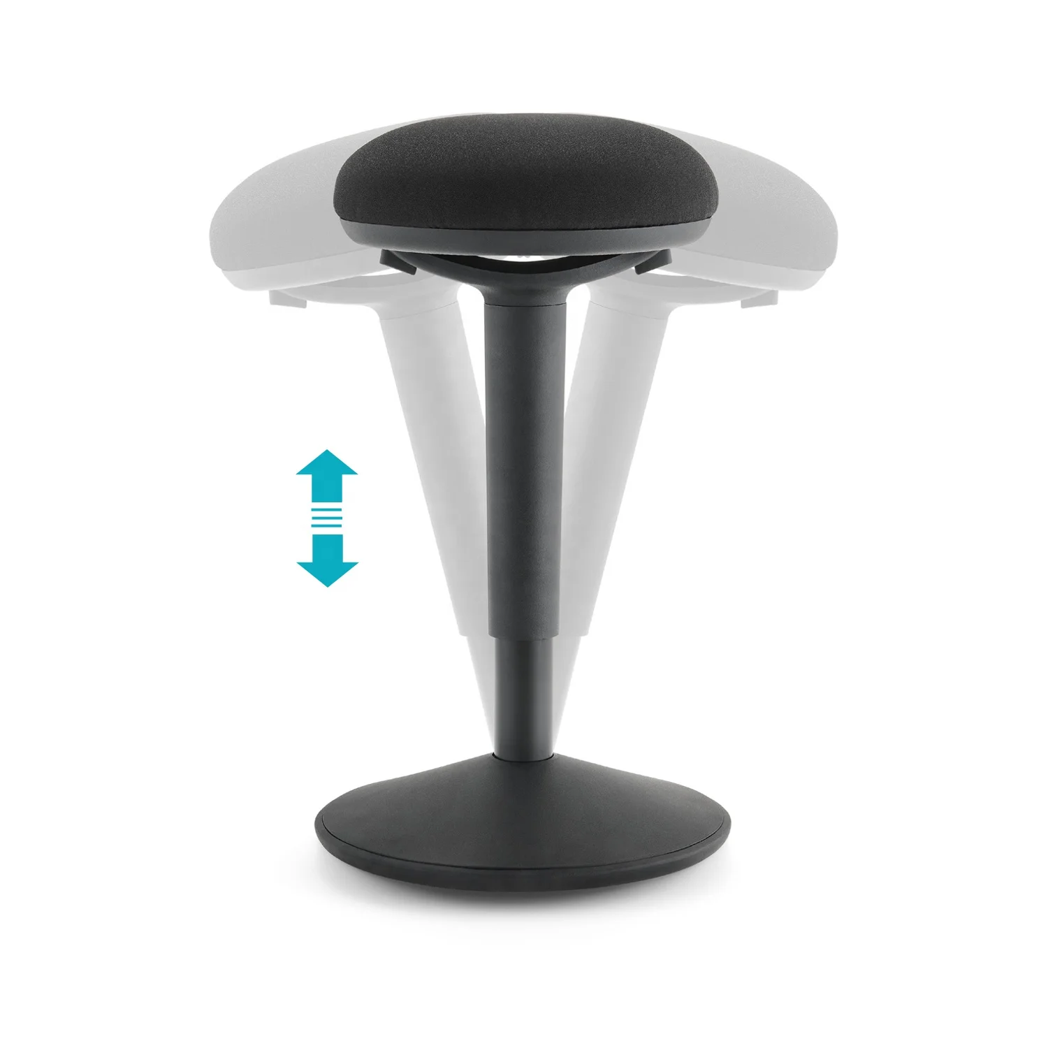 Sit Stand Stool Work Ergonomic Adjustable Office Chair Wobble Stool ...