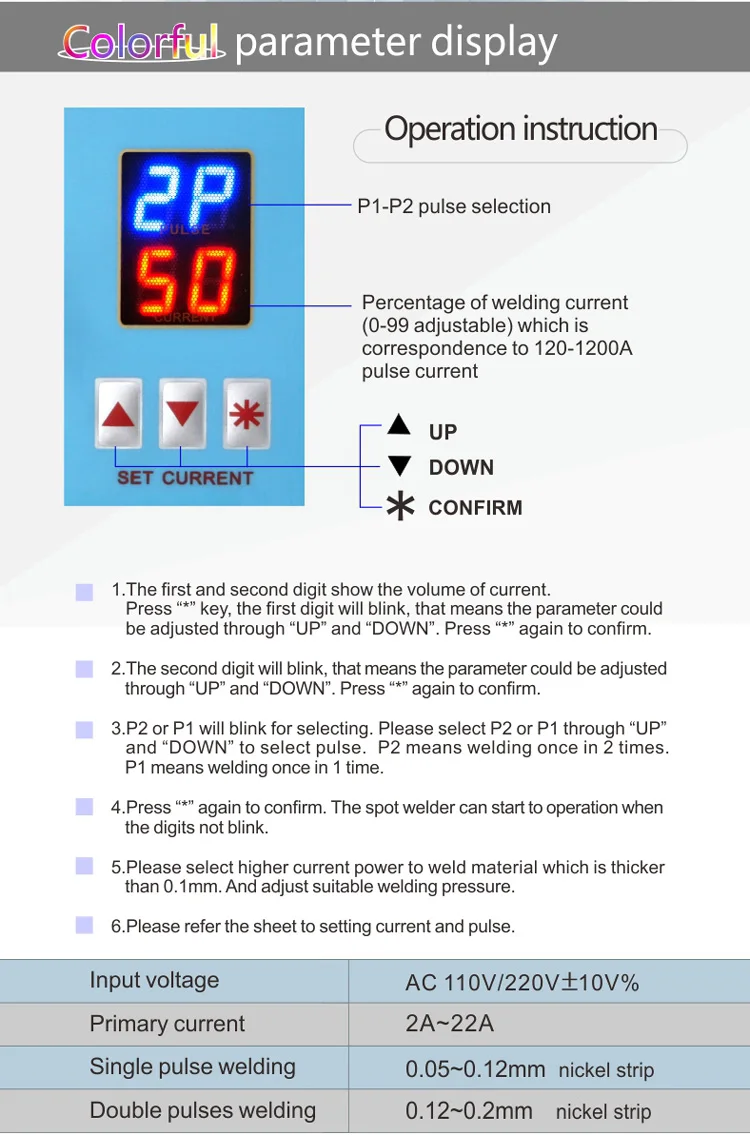 Sunkko 737g Spot Welder Battery Welding Spot Welding Machine With ...