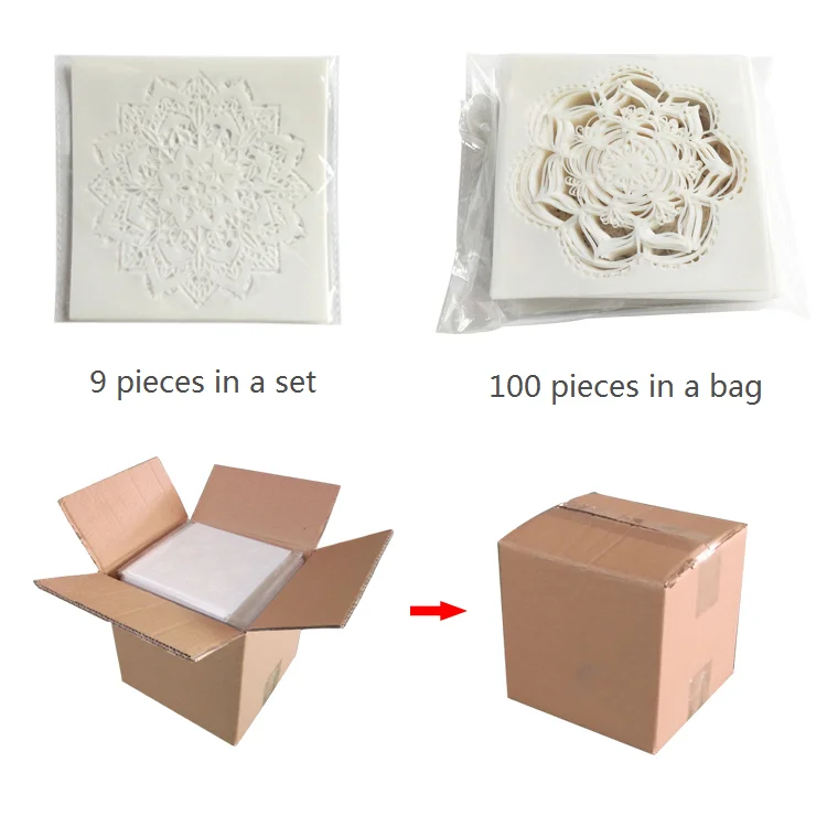 Eco-friendly Plastic Drawing Stencils for Kids - Animal Set