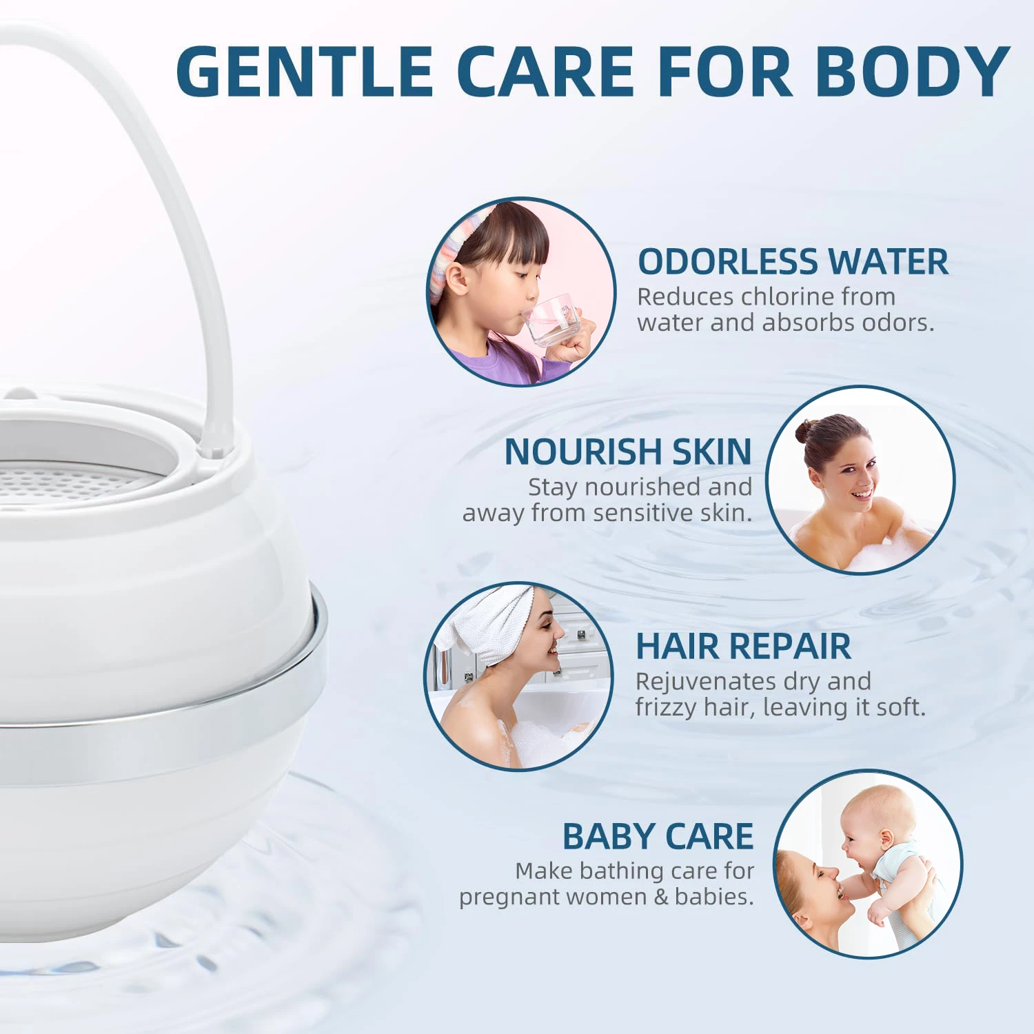 BPA Free Bath Ball Water Filter - Enhance Your Tub Experience