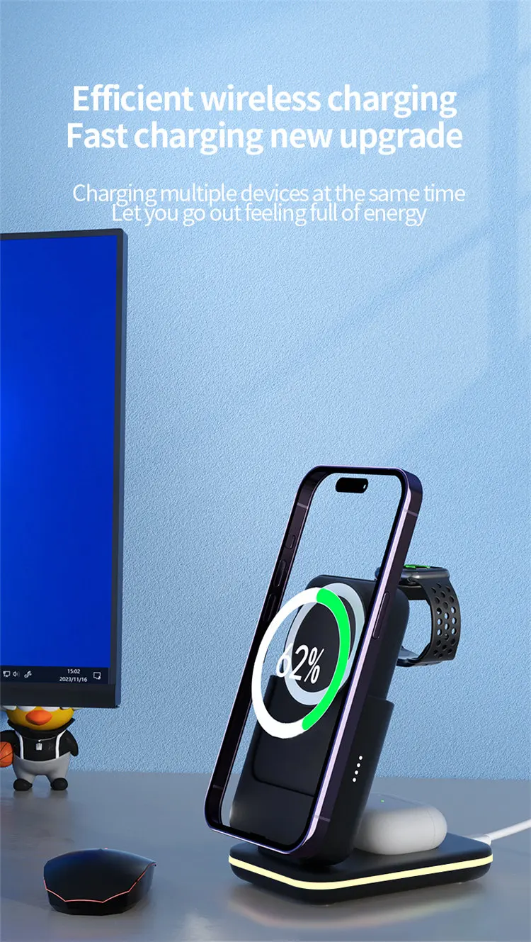 2024 Trend New Products Battery Pack Powerbank 5000mah Detachable 3 In ...