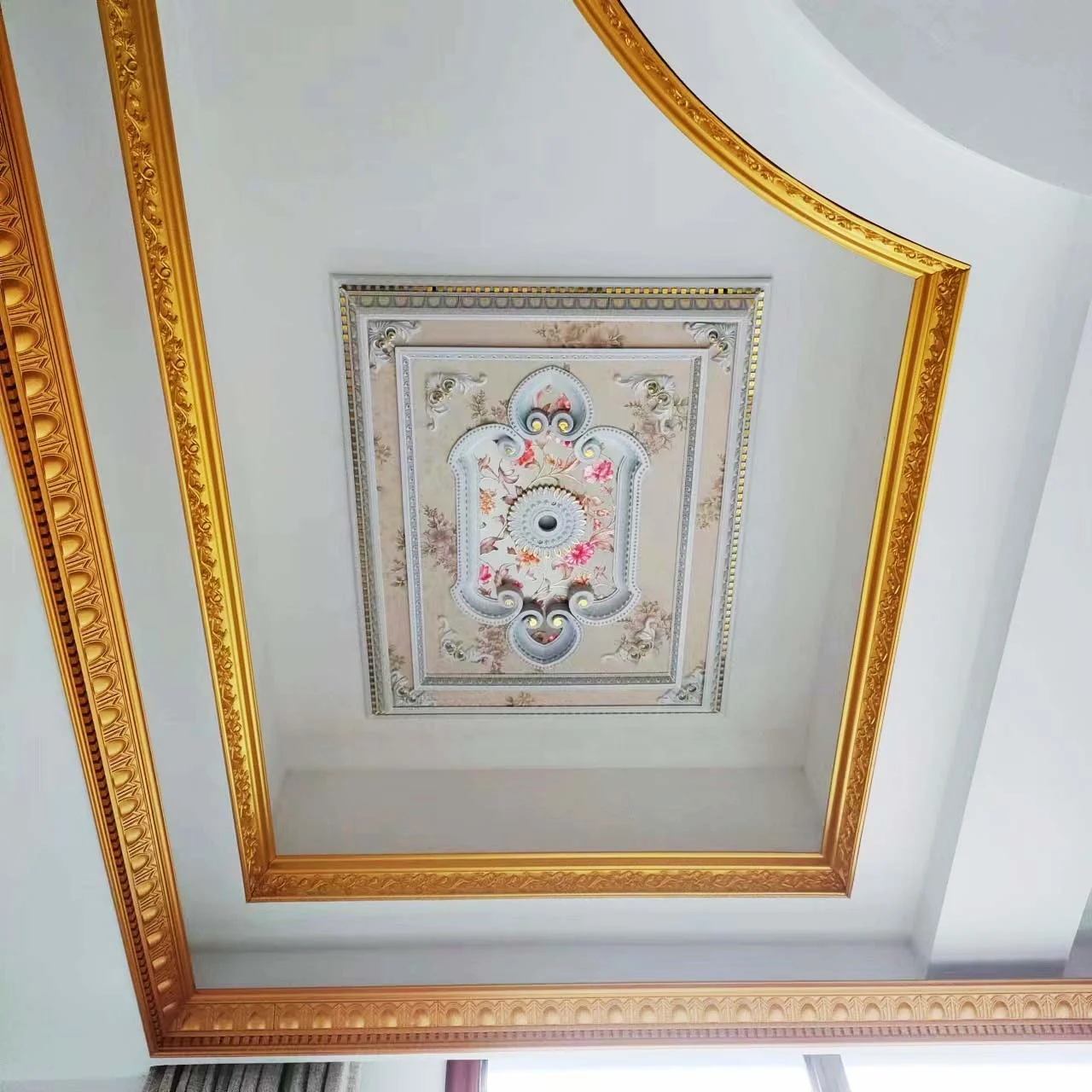 Middle East Europe Simple Court Style White Ps Ceiling In Living Room ...