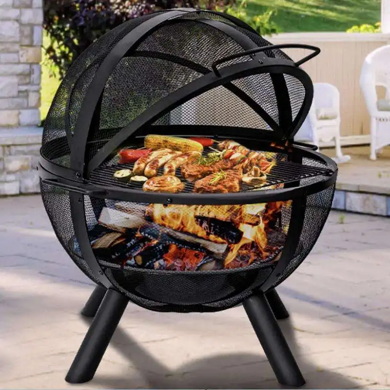 Outdoor Heating Wood Burning Fireplace Bbq Grill Camping Bonfire ...