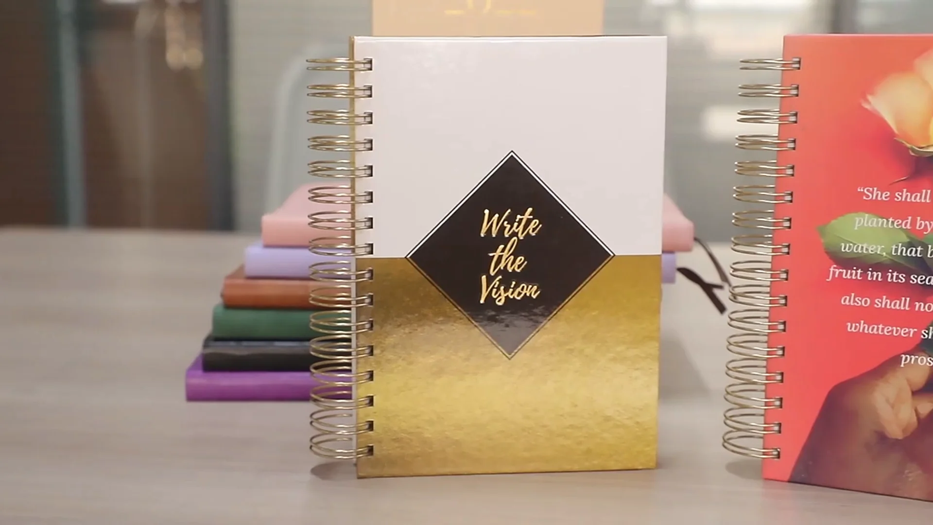 Full Color Girls Diary Cute Design Metal Edge Custom Printed Journals ...