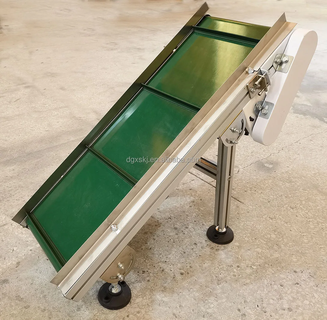 OEM Portable Aluminum Incline Food Grade Conveyor - Adjustable Height ...