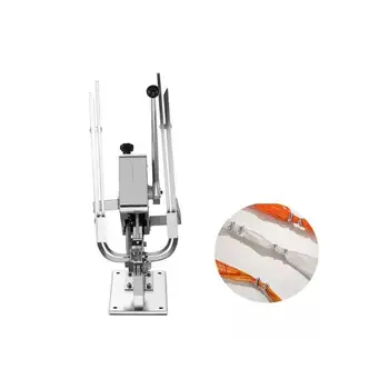 Manual U-shape Double Clipping Sausage Tying Machine Supermarket Hand ...