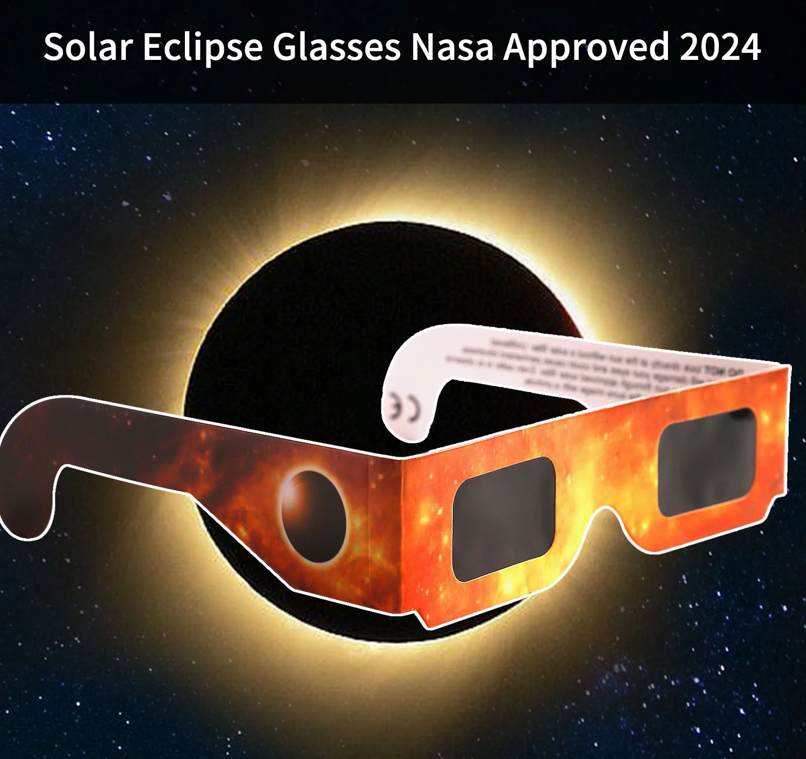 2024 Paper Total Solar Eclipse Glasses Annular Solar Eclipse ...