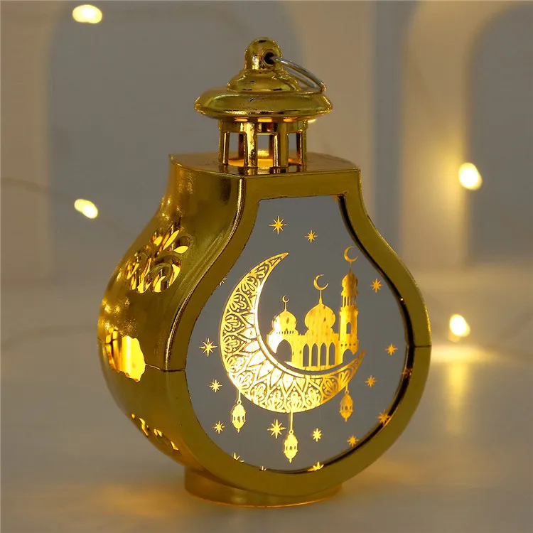 Muslim EID Arabic Led Star Moon Electronic Candle Hanging Ramadan ...