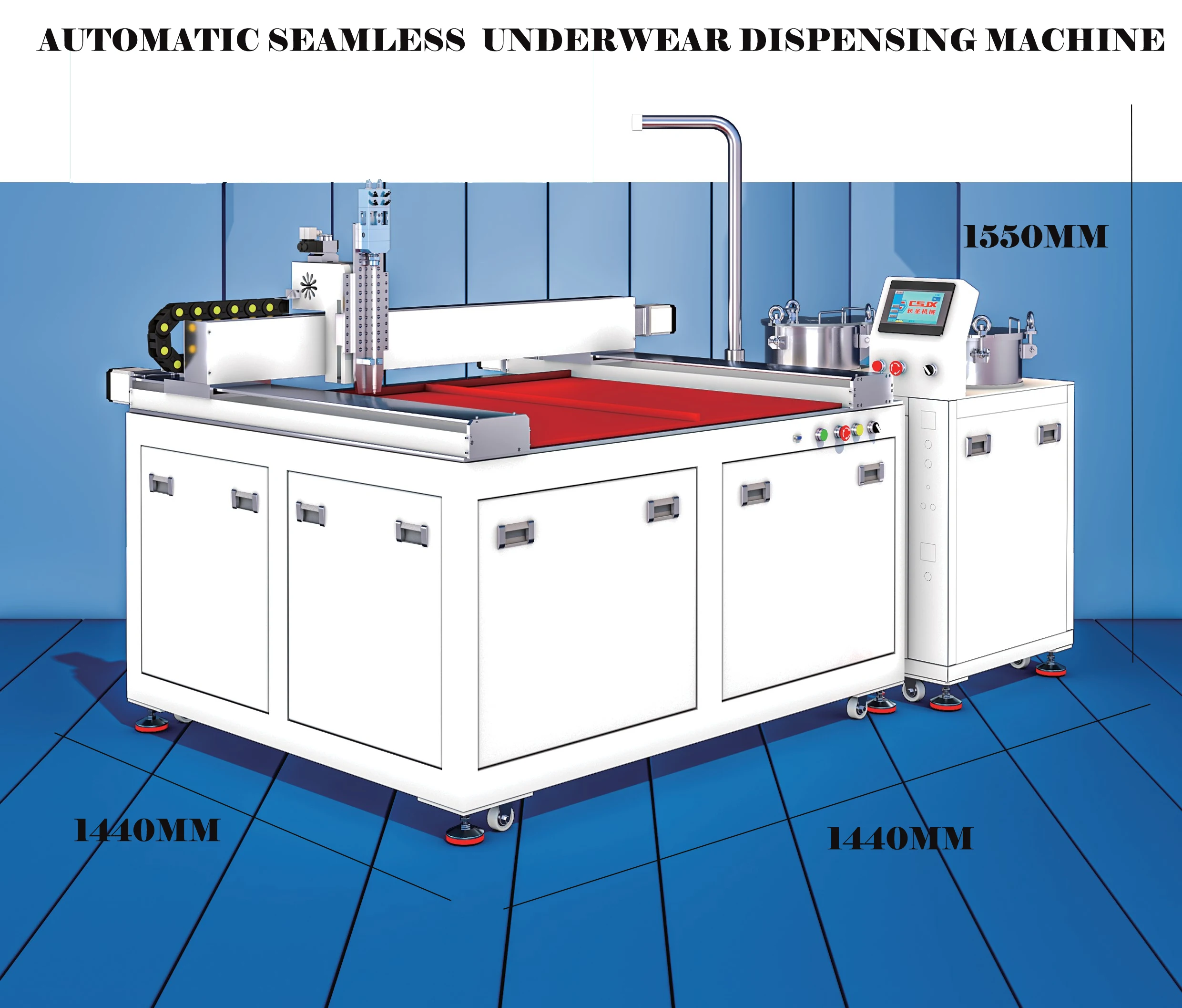 High Precise Making Seamless Bra Sportswear Underwear For Hot Melt ...