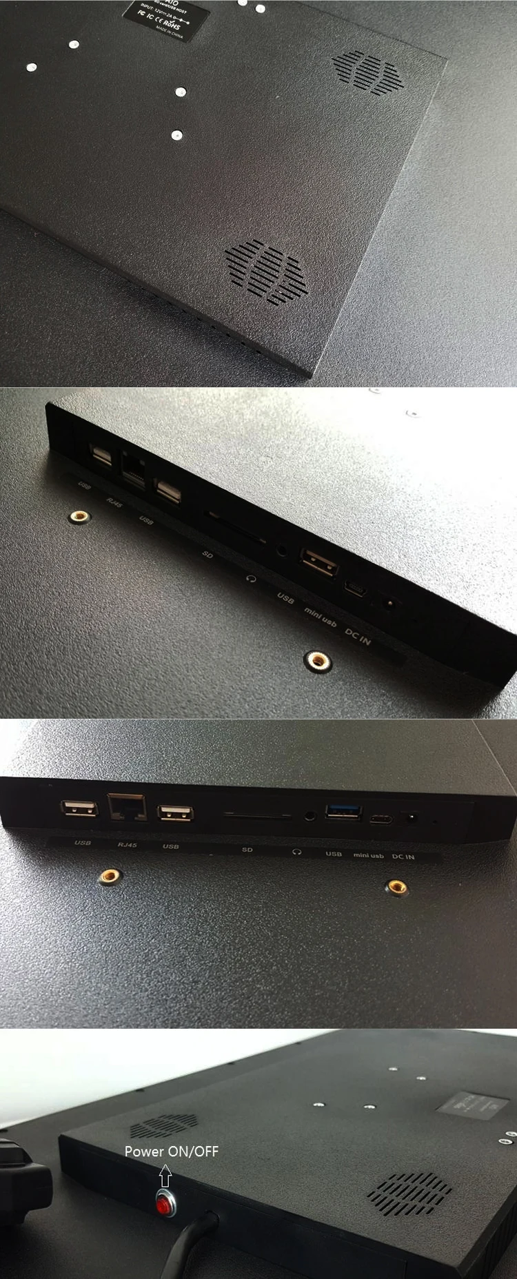 27 Inch FHD Capacitive Touch Digital Signage Android WIFI Advertising ...