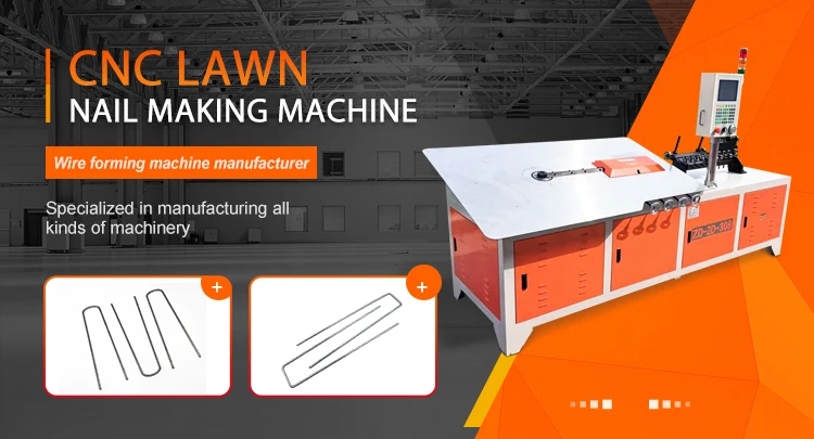 2d Wire Bending Machine, Galvanized Garden Stakes U-Shaped Pins and ...