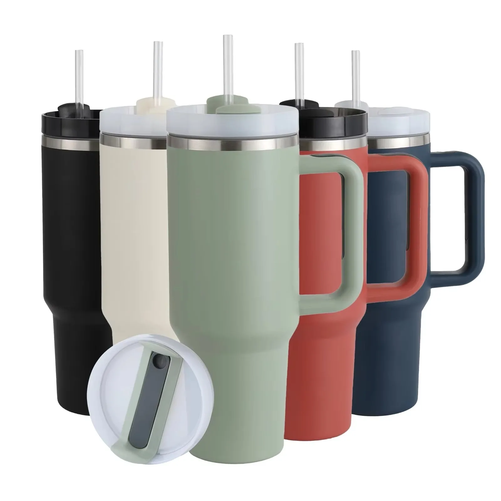 40oz Classic Stainless Steel Coffee Travel Tumbler Customized Insulated ...