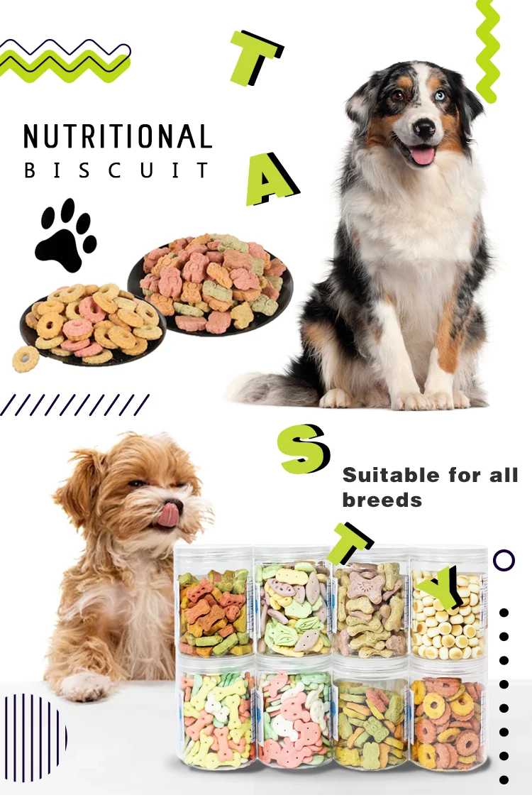 All Natural Bone Shape Milk Flavored Biscuits Dog Treats Pet Snack ...