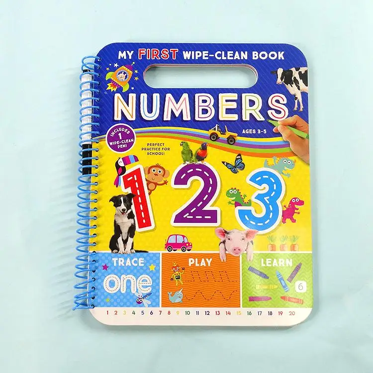 Kids Preschool Education Learn Number Write -clean Book Number Learning ...