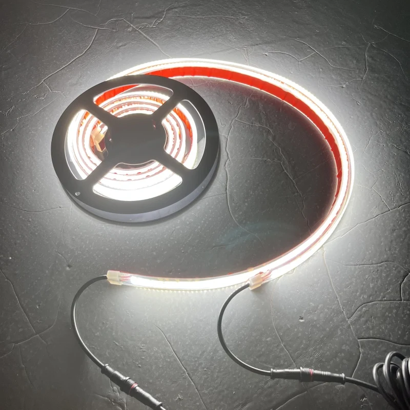 Double Row Pure White Led Strip Light 12v Waterproof Wheel Light Under ...