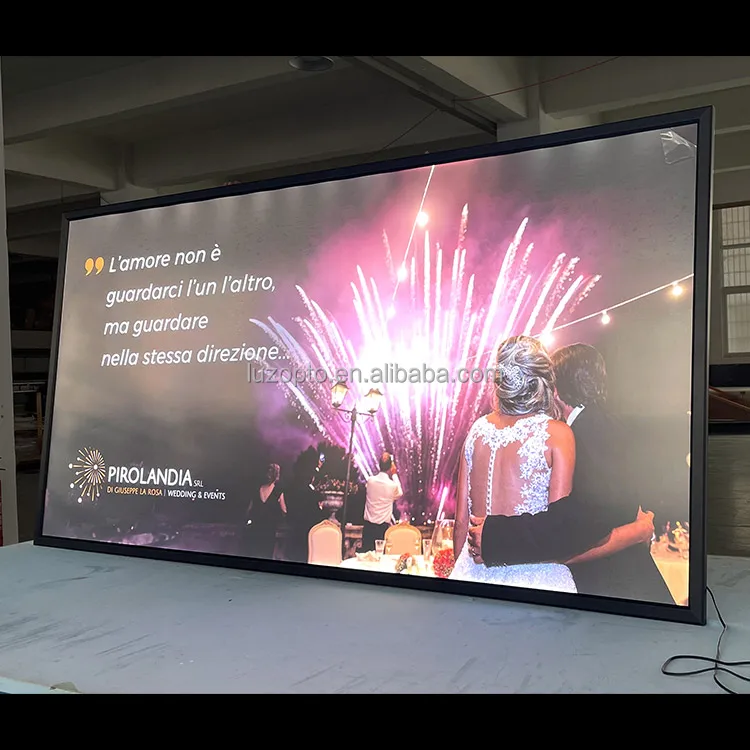 LED Backlight Poster Frame Wall Light Box - Customizable