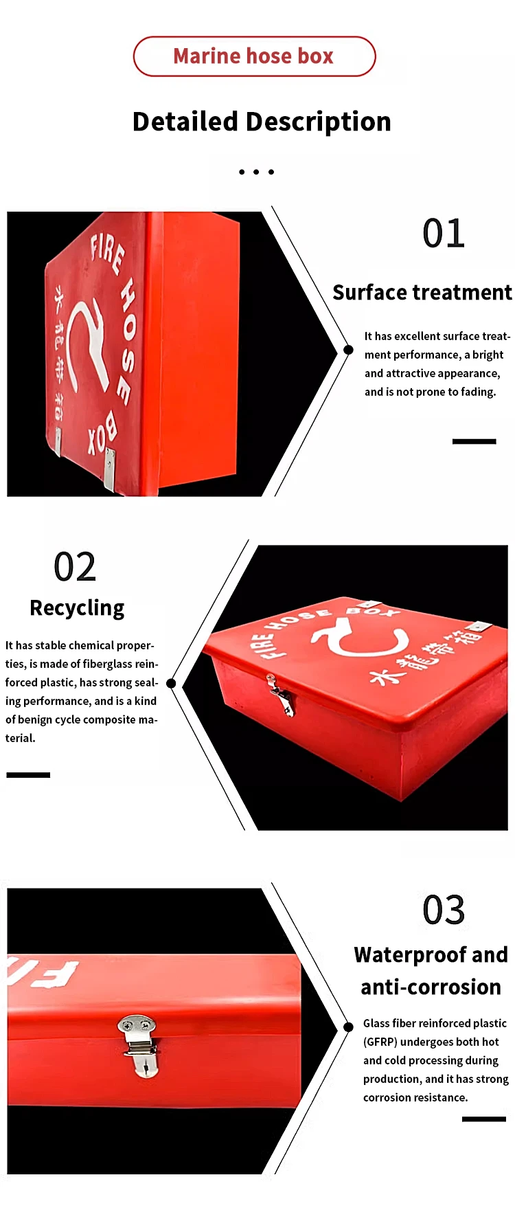 Alibaba.com: Durable, corrosion-resistant marine FRP hose box for fire ...