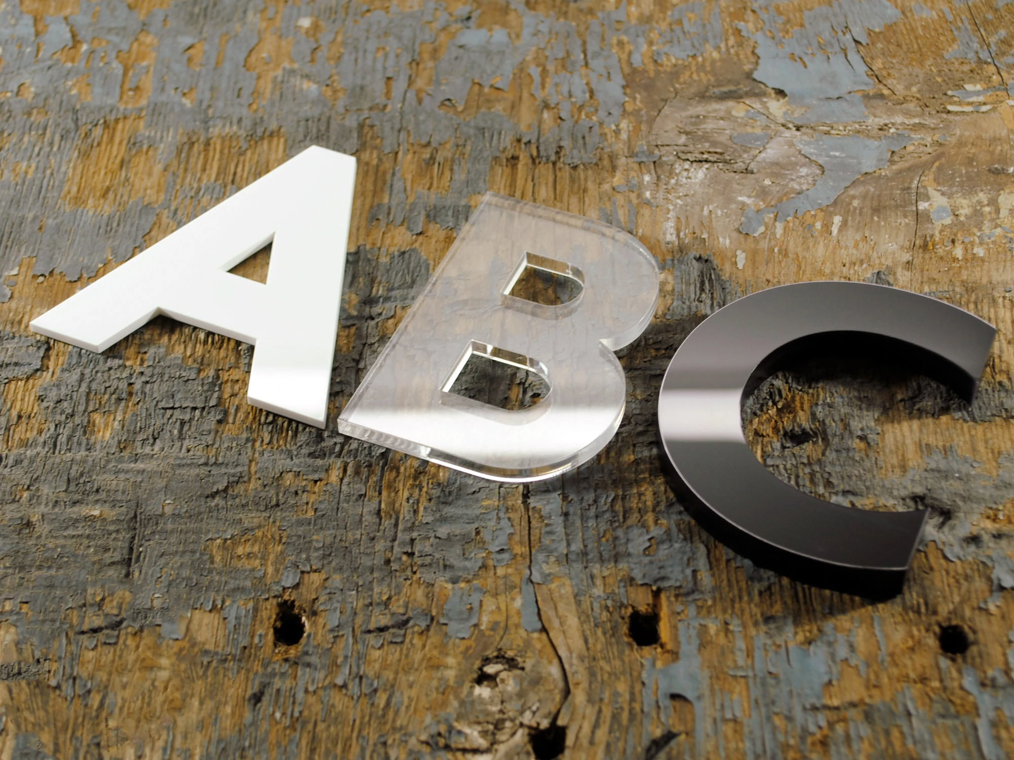 Personalization 3d Acrylic Letters Wall Stickers Rose Gold Non ...