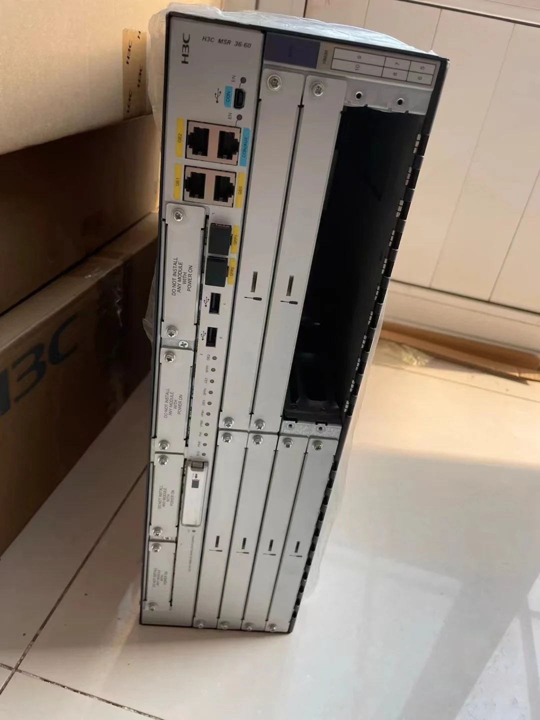 H3c Rt-msr3660 3ge Electrical Port + 2 Optical Port Wan Full Gigabit ...