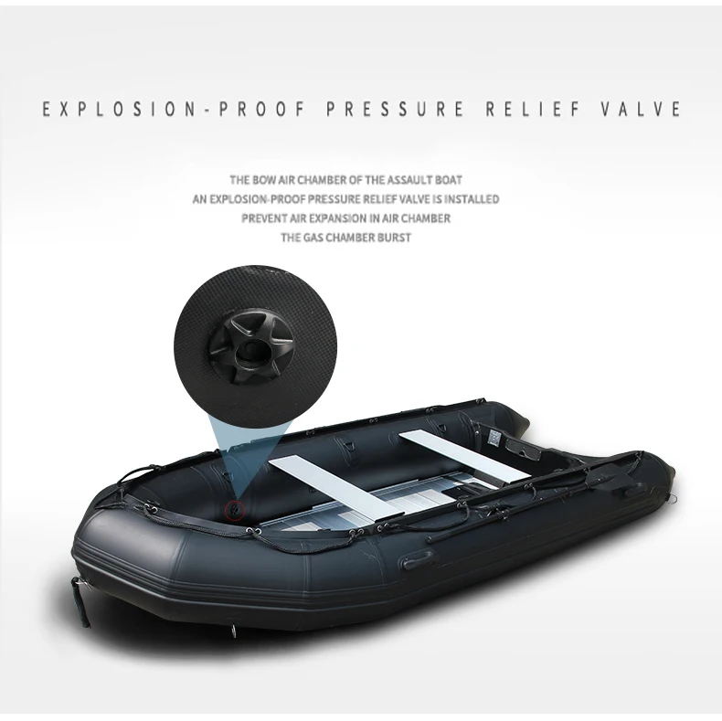 Surplus Hypalon Foldable Rigid Inflatable Boat With Engine on Sale ...
