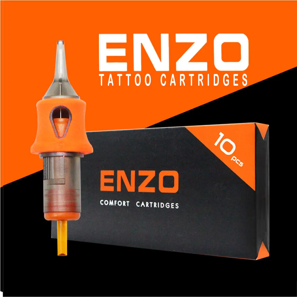 2024 Enzo Round Liner Shader Bugpin Tattoo Cartridge Hot 1rl Needles ...