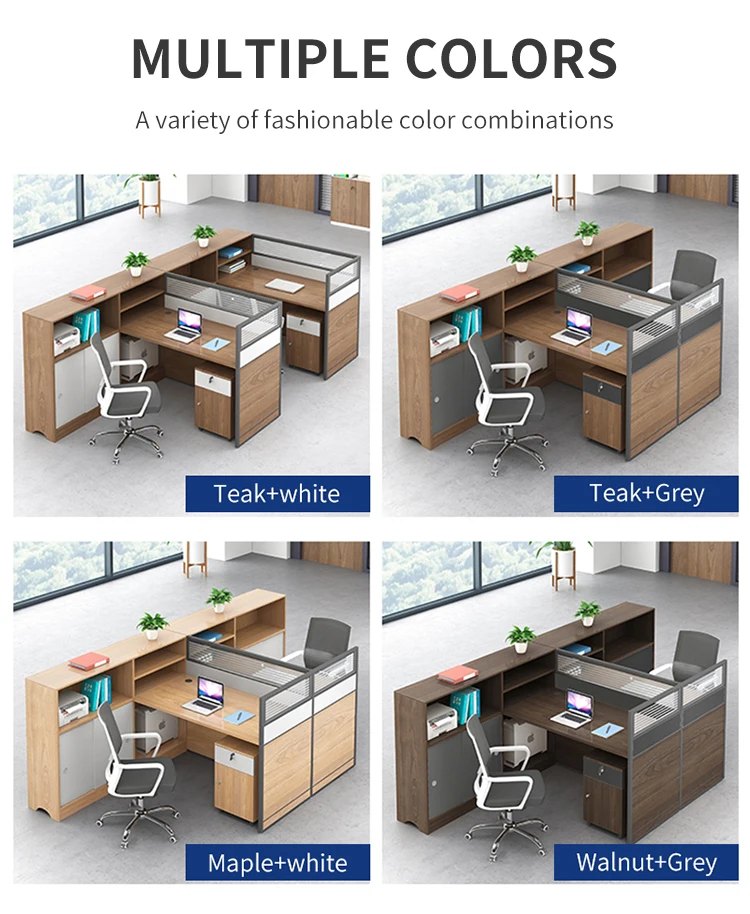 Staff Table Office Meeting Room Furniture Staff Table and Chair Wooden ...