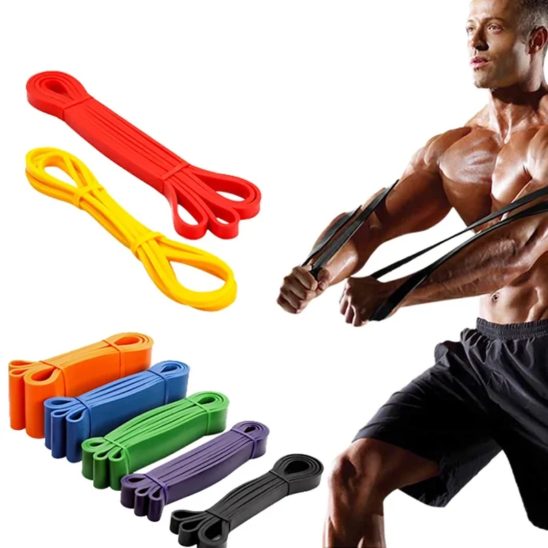 Latex Stretch Resistance Band Elastic Bands For Sport Pull Up ...