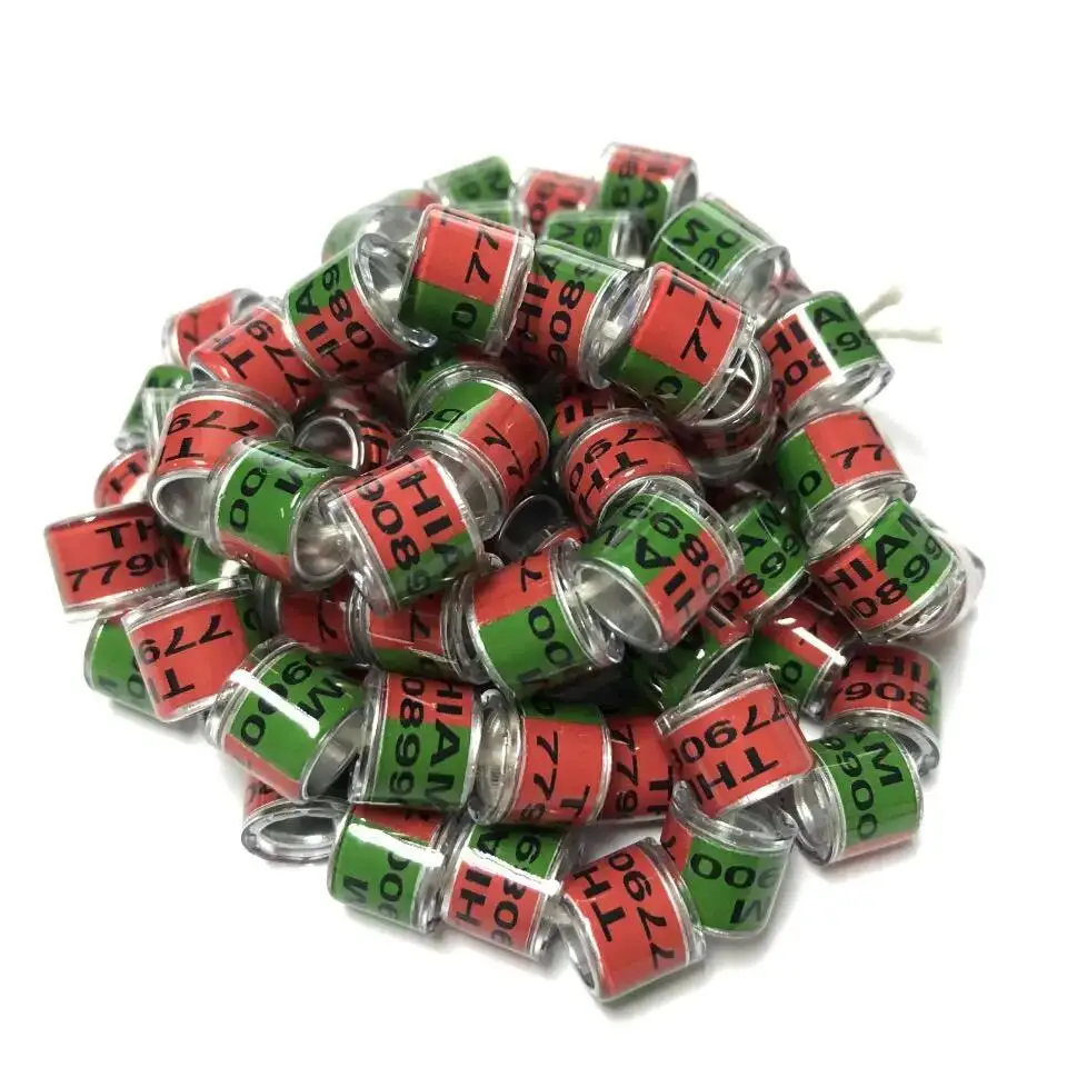 Good Quality Lazer Engraving Print Ring For Pigeon Personalizados ...