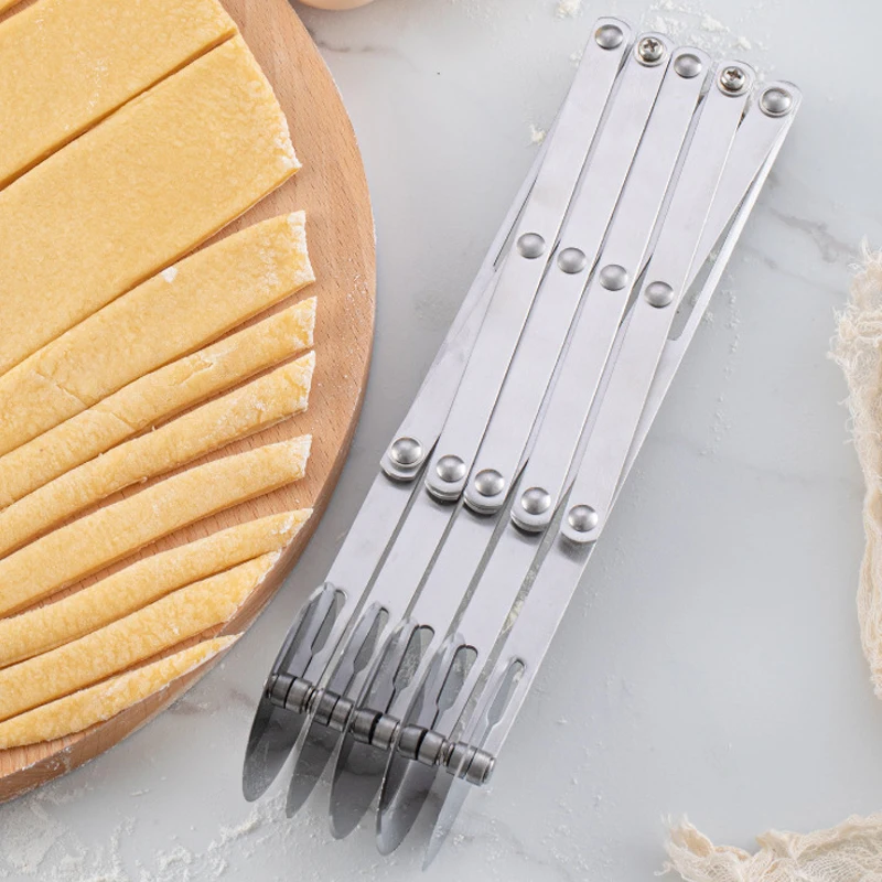 Wheels Pastry Cutter Stainless Pizza Expandable Pizza Slicer Multi ...
