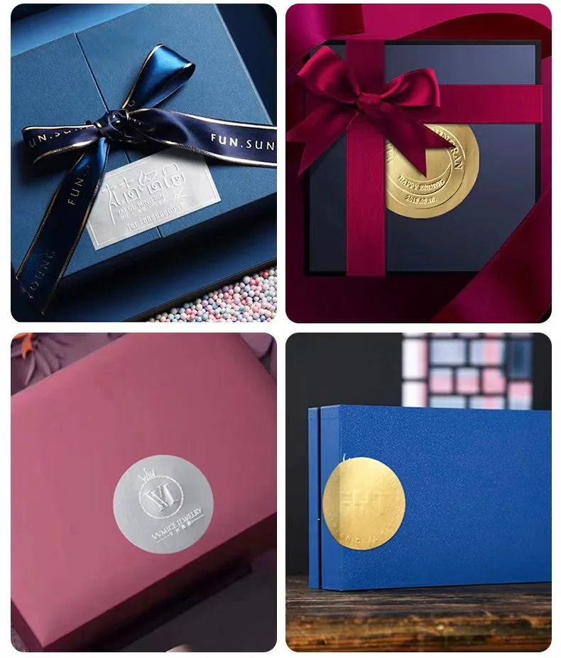 Hot Stamping Logo 3d Embossed Metallic Label Gold Foil Seal Embossed ...