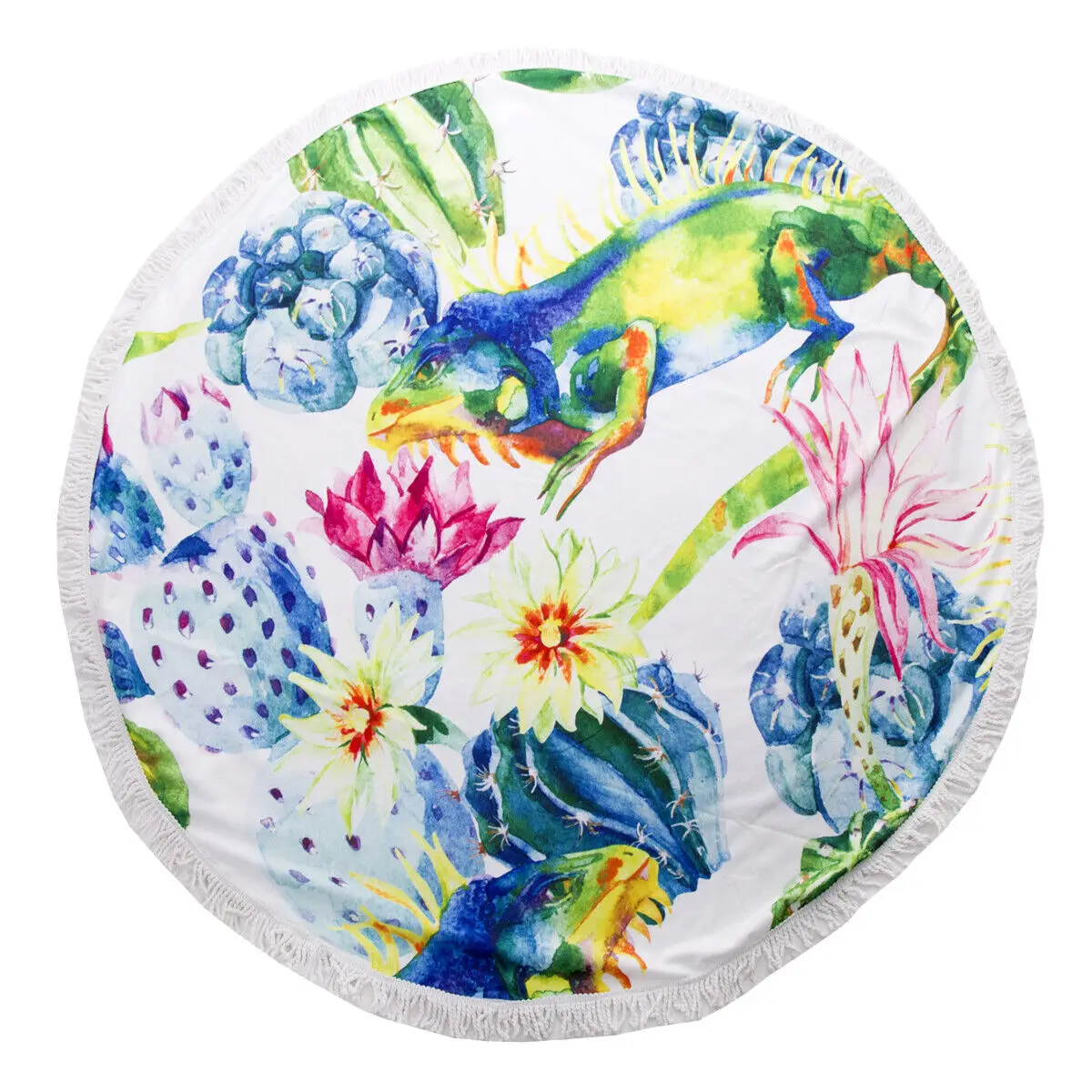 Wholesale Organic Cotton Print Logo Circle Round Sand Free Absorb ...