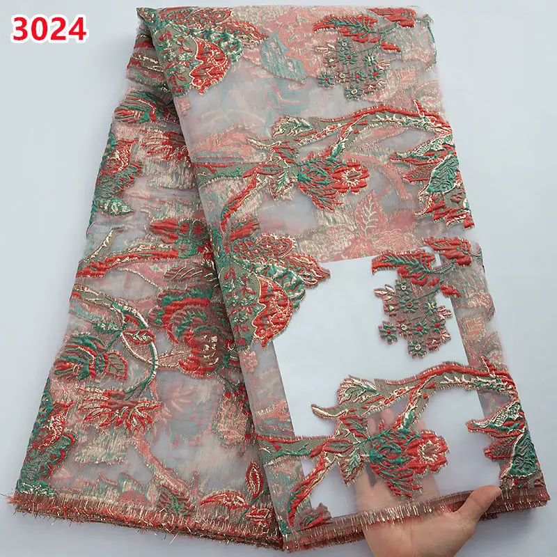 Wholesale Purple African Brocade Lace Fabric - High Quality