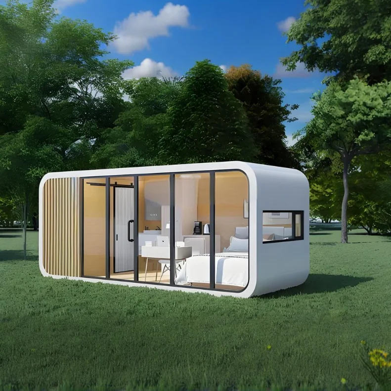 Modern Luxury Office Pod Steel Frame Prefabricated Soundproof Work ...