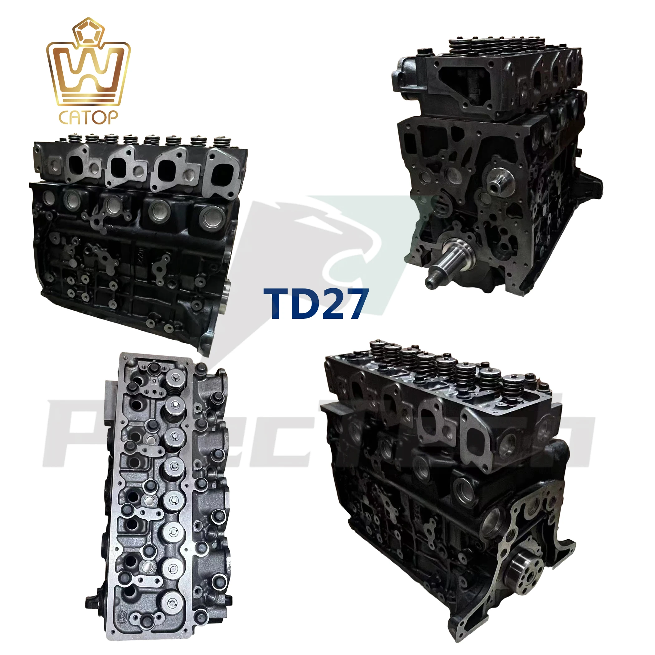 Auto Engine Assembly Diesel Engine 2.7l Td27 Complete Long Block ...