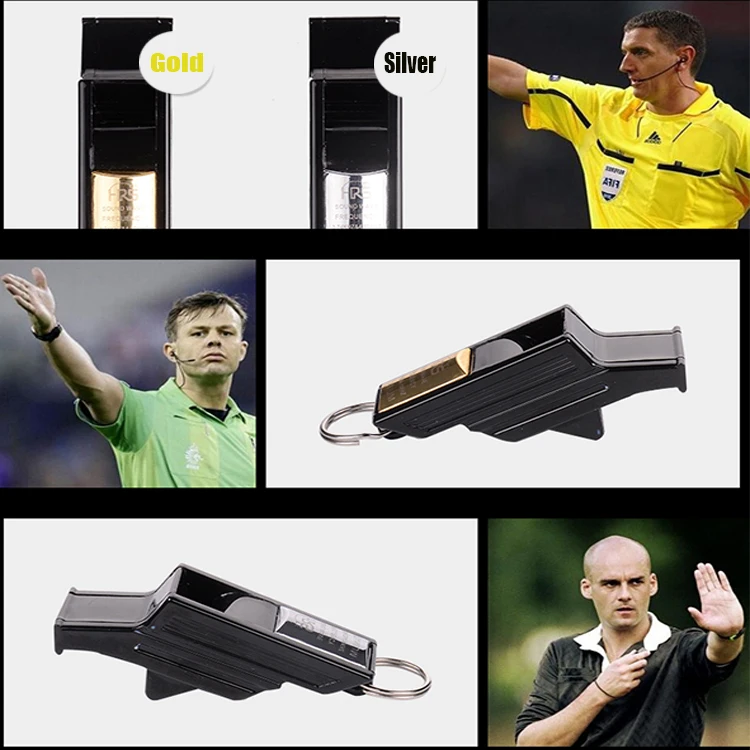 HRS Custom Logo Professional Referee Whistle for Football