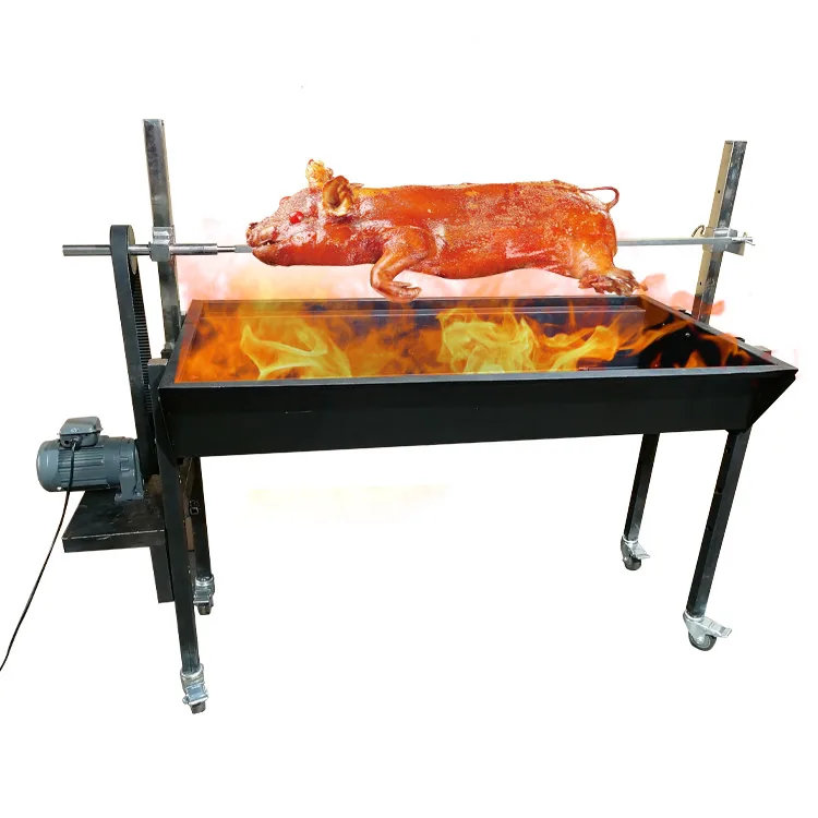 Rotating Rotary Barbecue Bbq Rotisserie Grill With Electric Motor - Buy ...