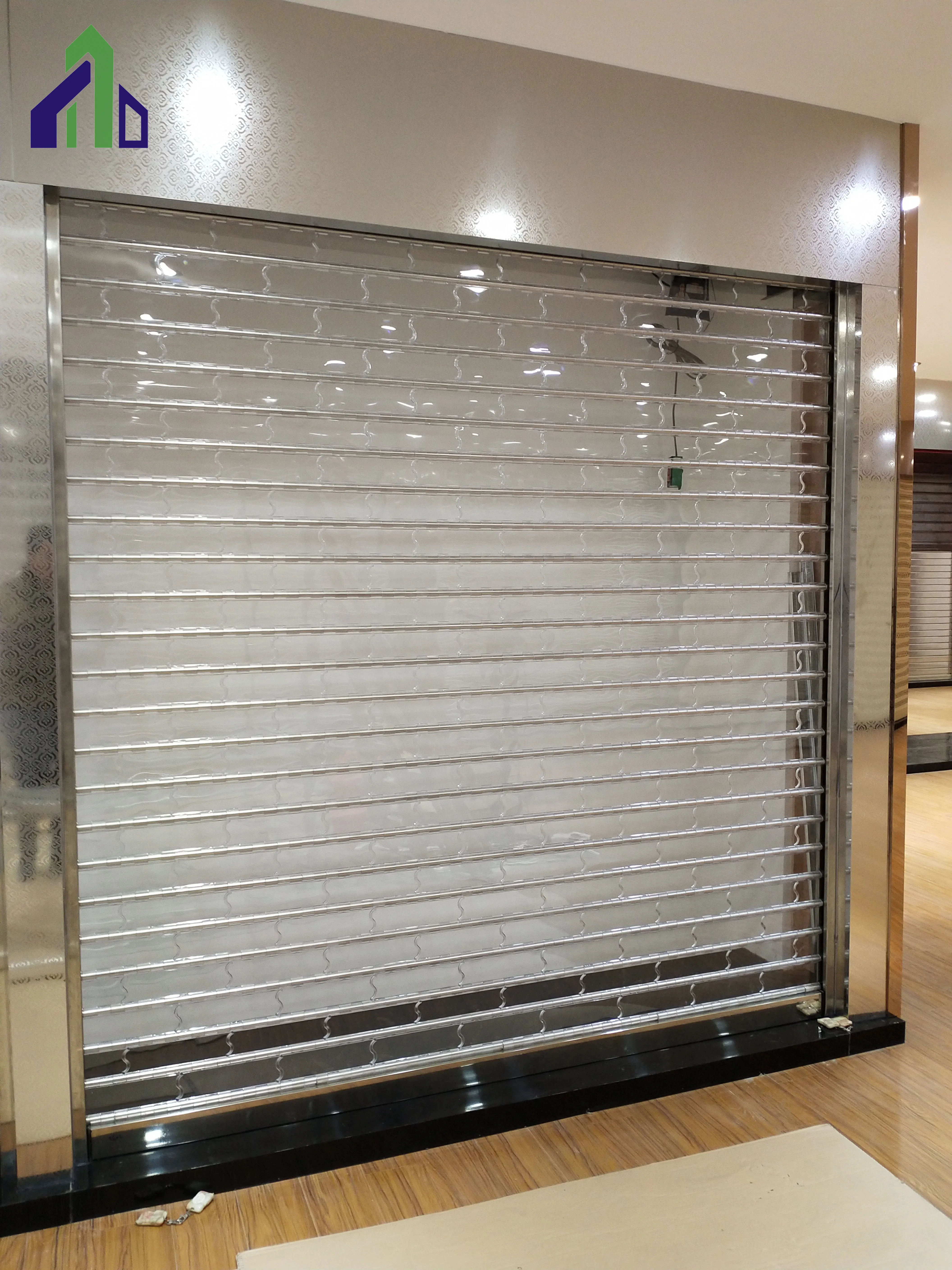 Polycarbonate Transparent Roller Shutter Doors for Commercial Use