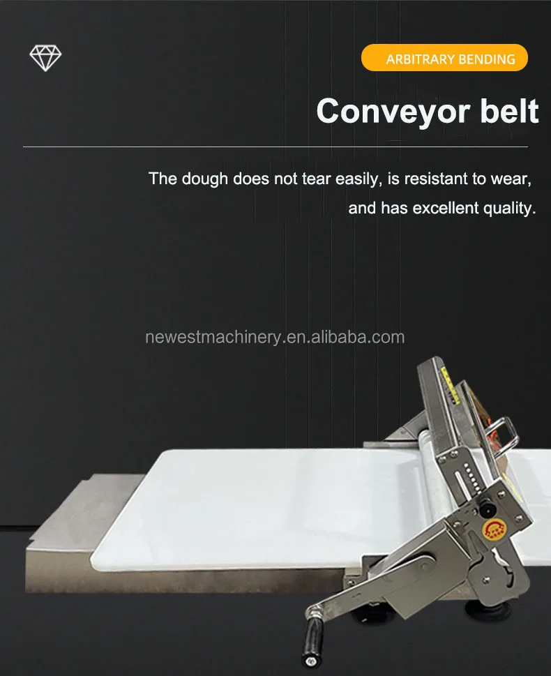 Mini Tabletop Croissant Hand Table Top Small Manual Dough Sheeter ...