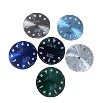 29mm Modified Watch Dial Ice Blue Luminous Suitable For 2824/2836/8215 ...